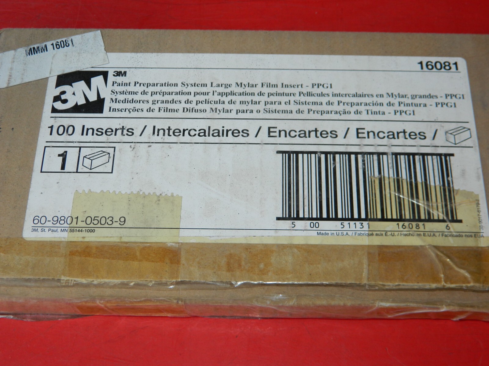 (100) NEW 3M 16081 LARGE MYLAR FILM INSERT PPG1 | eBay