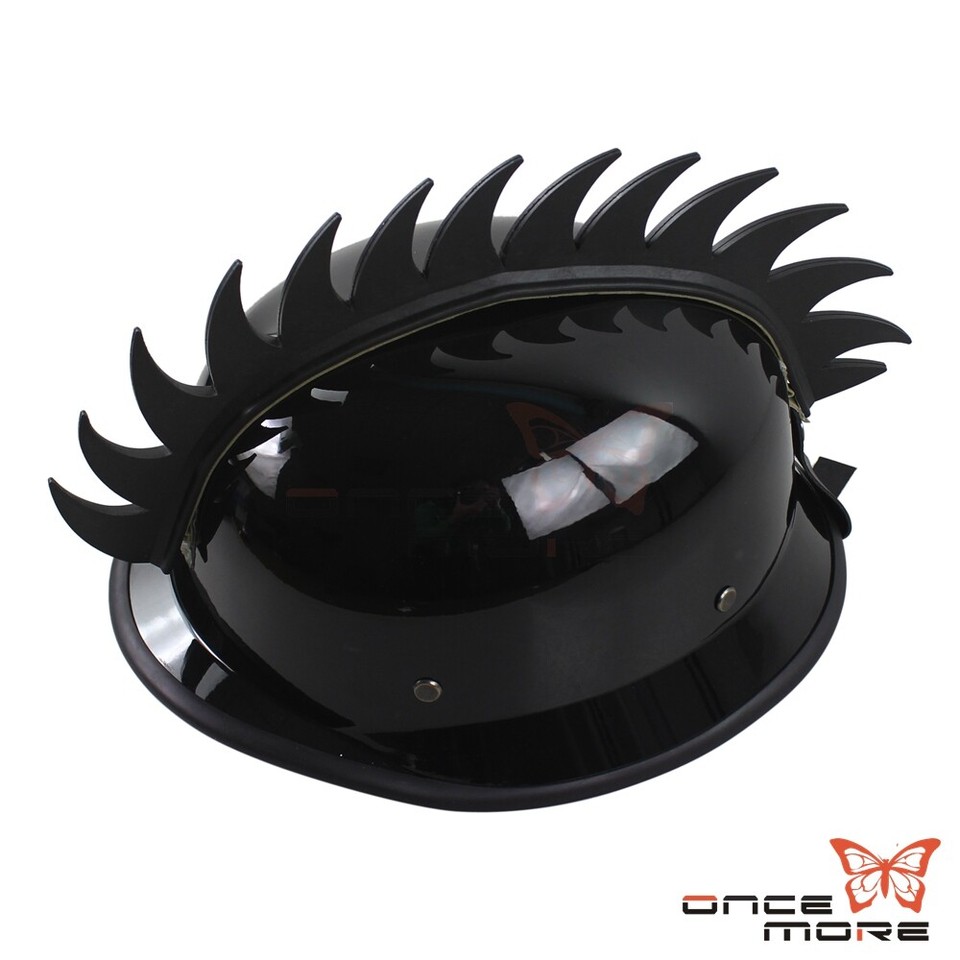Motorcycle Helmet Blade Spike Mohawks Biker Helmets Decal Sticker ...