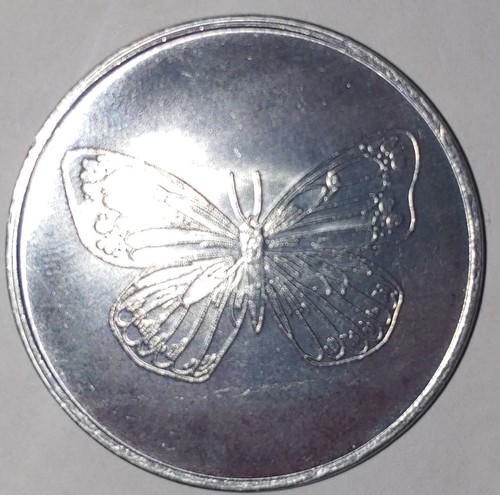 Butterfly Serenity Prayer Medallion Coin AA, NA, Chip Aluminium ...