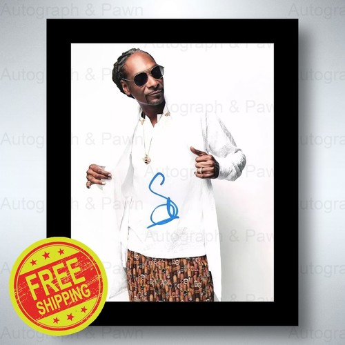 Snoop Dogg 8x10 FRAMED AUTOGRAPH RARE PHOTO SIGNATURE REPRINT FAST SHIP ...