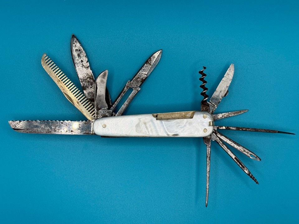 Vintage WARDS Riverside Multi-Tool Pocket Knife – Made in Austria – As ...