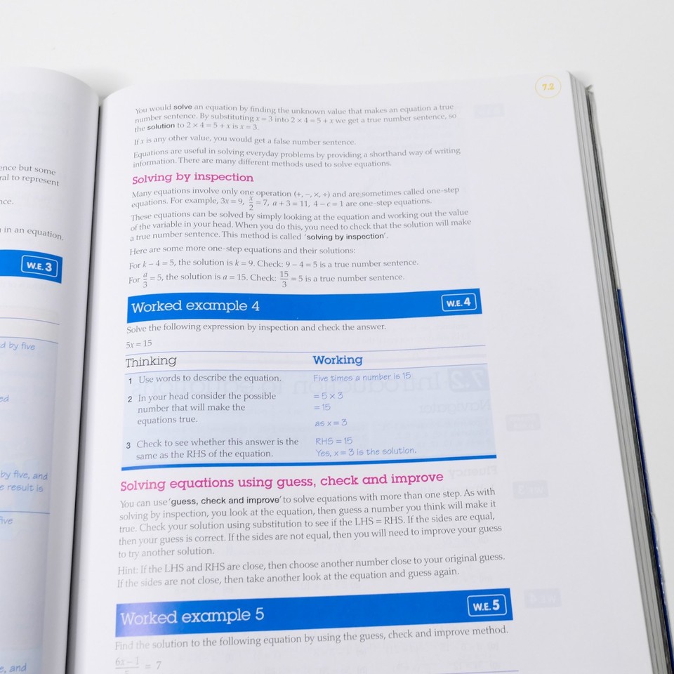 Pearson MATHEMATICS Year 7 S.B. Student Book Australian Curriculum 2ed ...