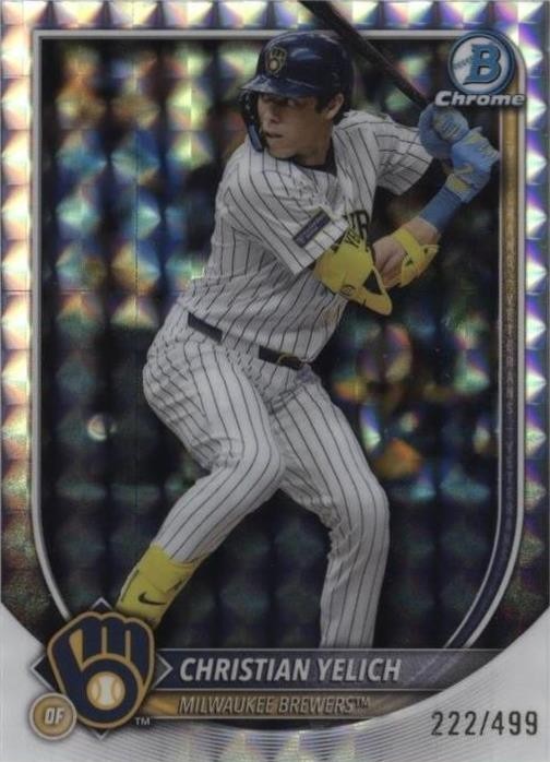 2025 Bowman Chrome - Christian Yelich, Christian Yelich #70 Geometric ...