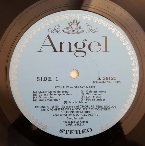 Francis Poulenc, Régine Crespin, Les Chœurs René Duclos, Orchestre De ...