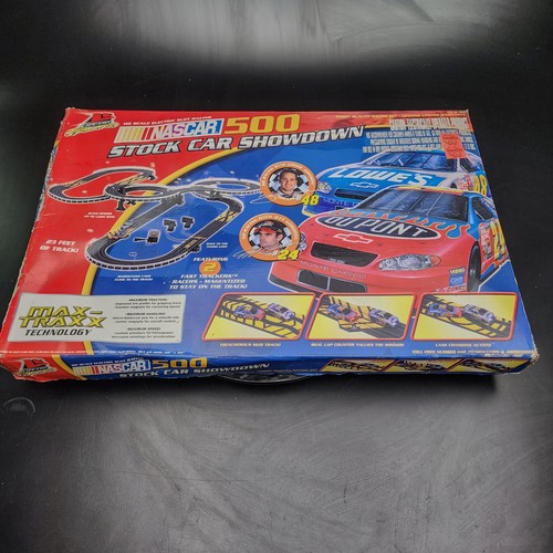 Life Like Racing NASCAR 500 Stock Car HO Electric Slot Car Track Set 🏁 ...
