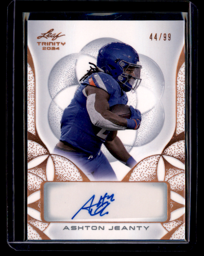 2024 Leaf Trinity RC Rookie Auto 44/99 Ashton Jeanty Boise State | eBay