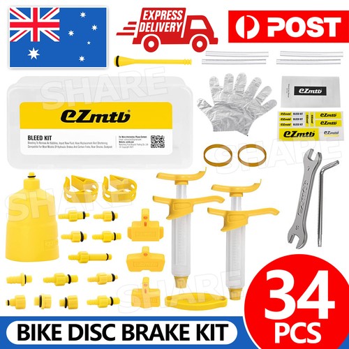 Bike Hydraulic Disc Brake Bleed Tool Bleeder Kit MTB Road Bleeding Kit ...