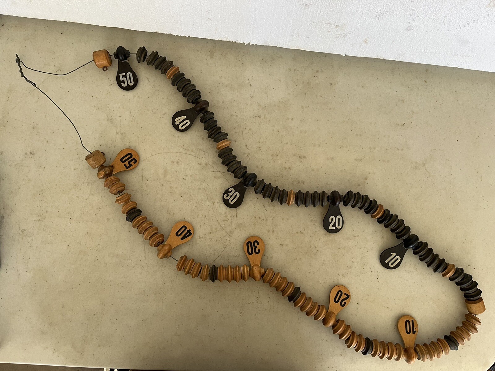 Vintage Wood Score Keeper Billiard Pool Table Score Beads - Wooden | eBay