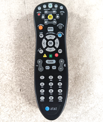 AT&T Uverse Universal Remote Control S10-S4 Missing Battery Cover | eBay