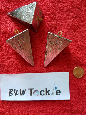 25 PYRAMID 10 oz SINKERS LEAD FISHING WEIGHTS FREE SHIPPING | eBay