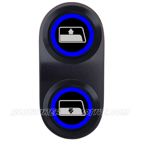 BS BILLET UP/DOWN POWER WINDOW SWITCH HOT ROD HOLDEN CHEV FORD FALCON ...