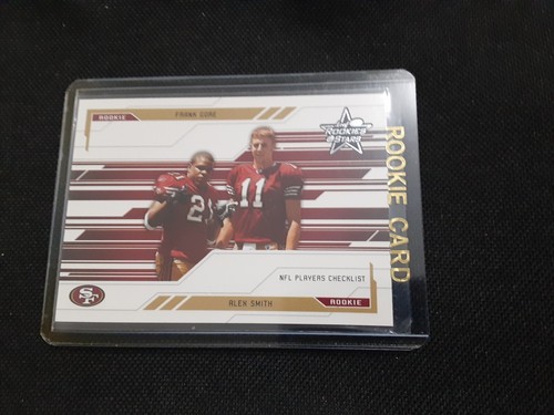 2005 Leaf Rookies & Stars Football Frank Gore/Alex Smith RC Checklist ...
