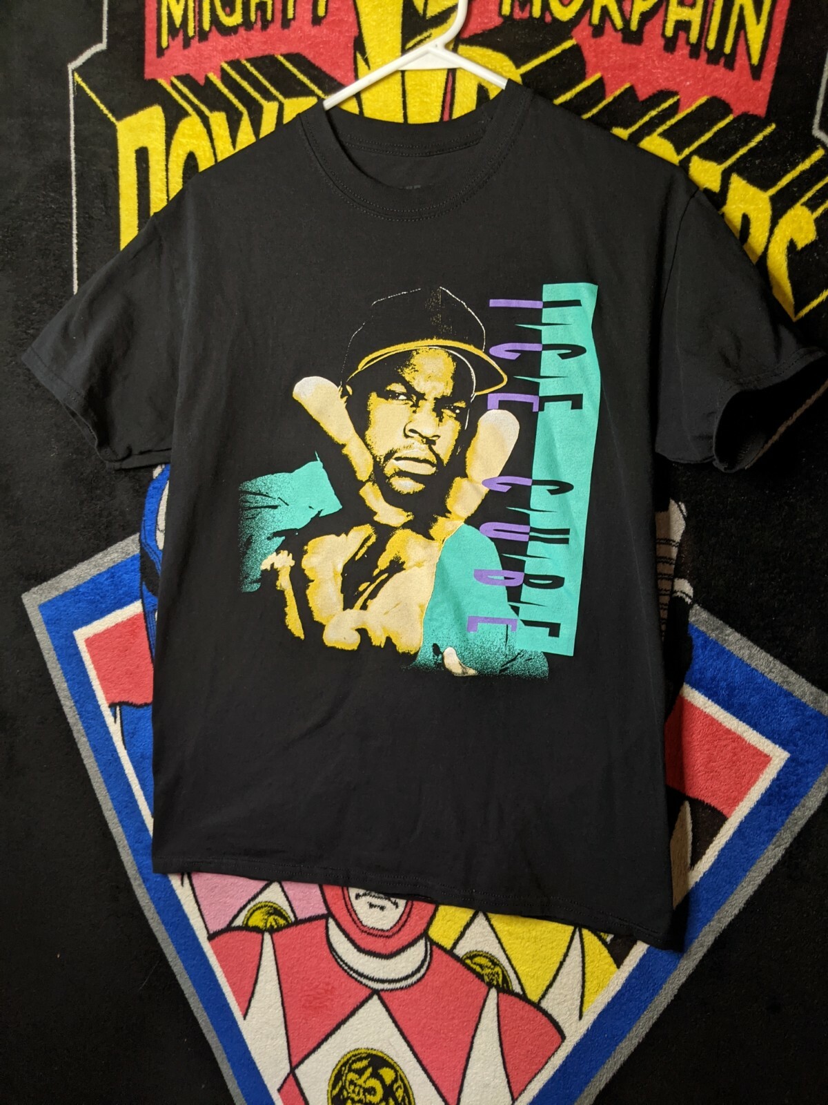 Ice Cube Rapper Retro Black T-Shirt size Medium - Gem