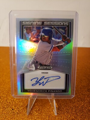 Yohendrick Pinango 2022 Prizm Draft Picks Signing Sessions Autograph ...