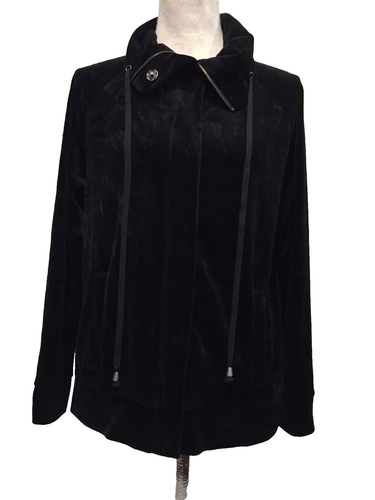 Jones New York Signature, Velour Jacket, Large, Snaps & Zipper | eBay
