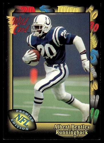 1991 Wild Card Albert Bentley Indianapolis Colts #10 | eBay
