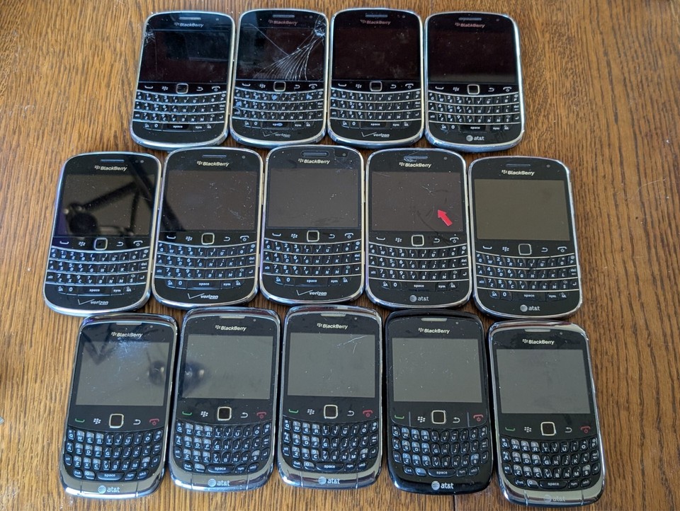 Lot of 74 Blackberry Cell Phones Mixed Models – Untested, Sold As-Is | eBay