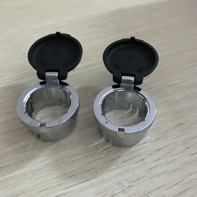 2X Outlet Plug Cover 12v Power For Silverado Sierra Chevy GMC Cap Dash ...