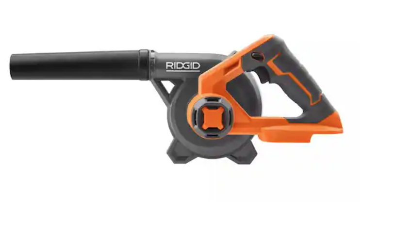 RIDGID R86043B 18V 160MPH/110CFM Cordless Handheld Leaf Blower (Tool ...