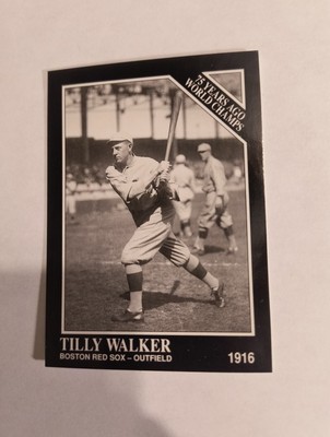 TILLY WALKER 1991 CONLON COLLECTION THE SPORTING NEWS RED SOX WORLD ...