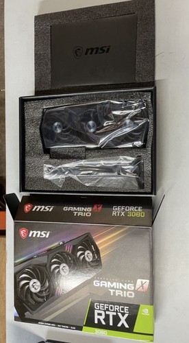 MSI NVIDIA GeForce RTX 3080 Gaming X Trio Ray Tracing DLSS PCI Express ...
