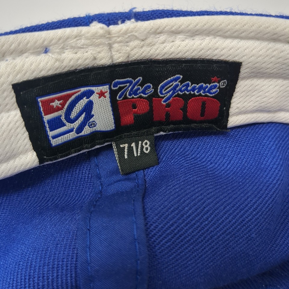 Y Fitted Baseball Cap Blue 7 1/8 Lightweight Embroidered 6 Panel The ...