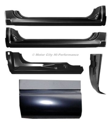 ROCKER PANELS AND CAB CORNERS SIERRA & SILVERADO 3 DOOR 1996-1999 | eBay