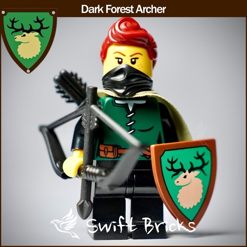 LEGO Forestmen Minifigure Medieval Castle 6079 10305 21325 31120 10332 ...