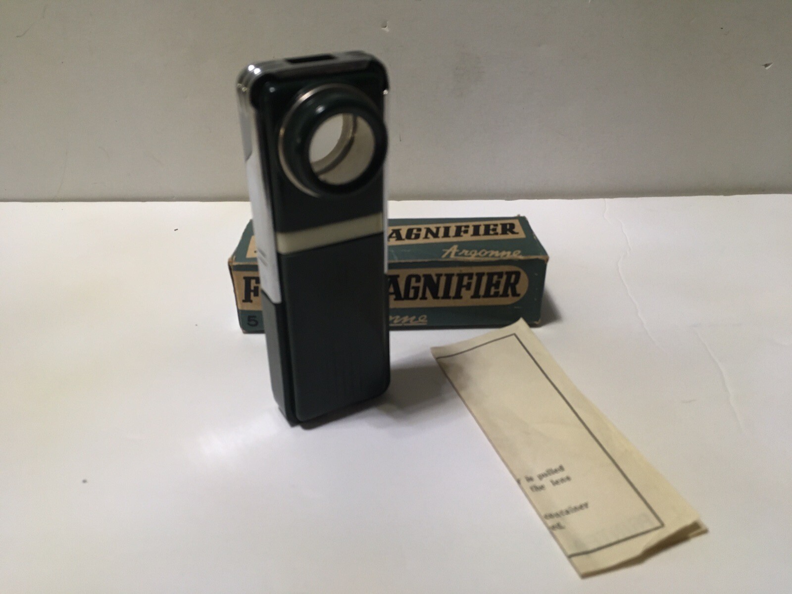 Argonne Flash Magnifier 5x AR-393 Vtg with Box & Instructions | eBay