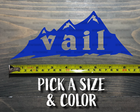 Vail Sticker Decal Colorado Ski Mountain Snowboard Hiking Biking Lions ...