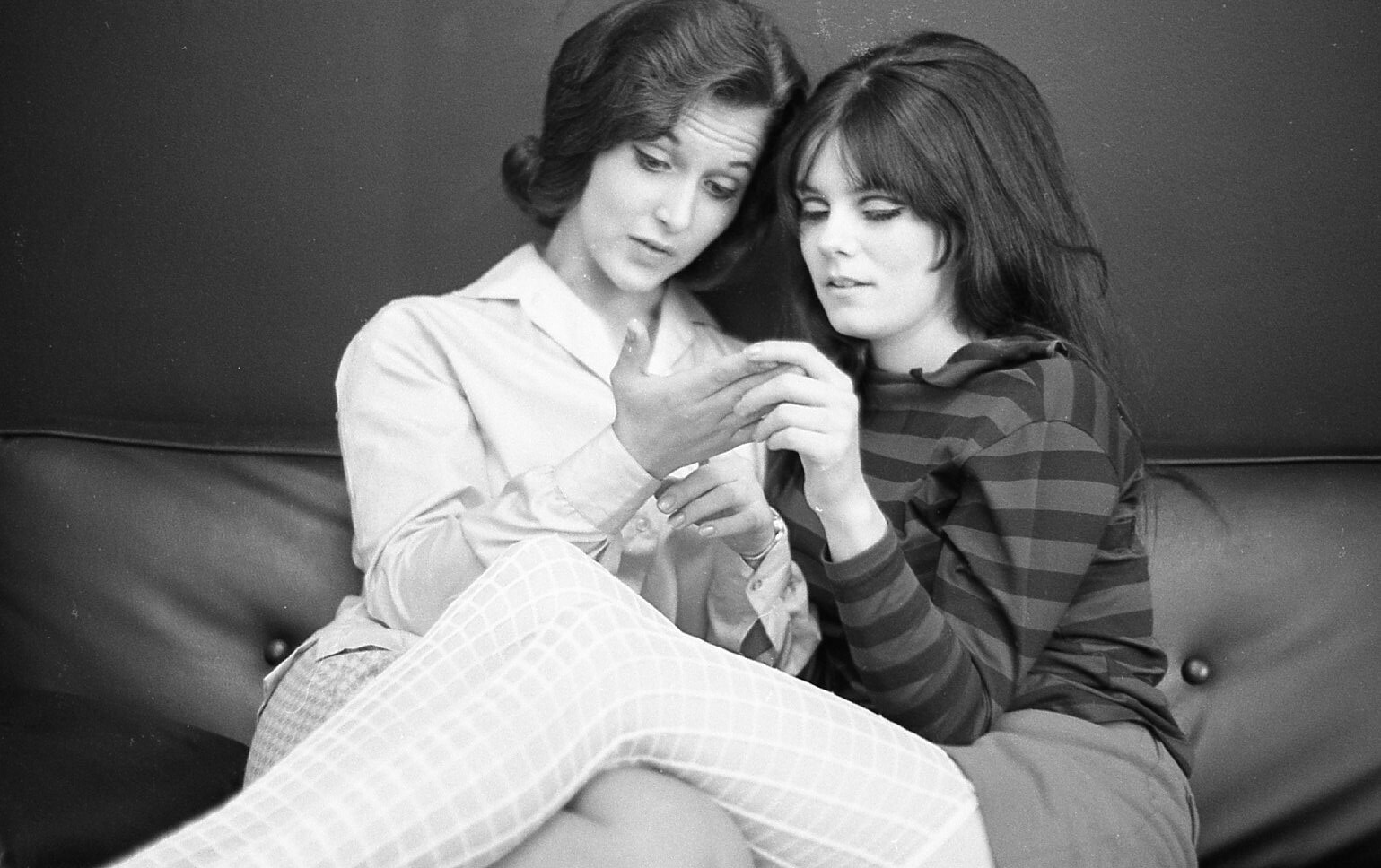 1960s Miller Negative, sexy pin-up girls Arlene Farber & Barbara Sloane ...