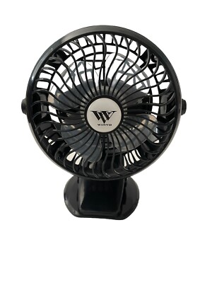 Usb Rechargeable Clip On Mini Fan Black New Desk Baby Stroller | eBay