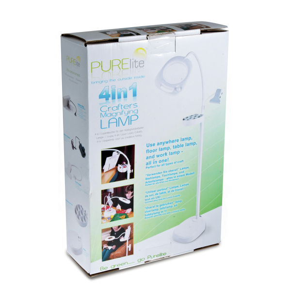 PURElite Floor, Table Desk Lamps & Magnifier Magnifying Lamp Craft ...