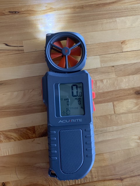 AcuRite 00256M Portable Anemometer With Inspection Light for sale ...