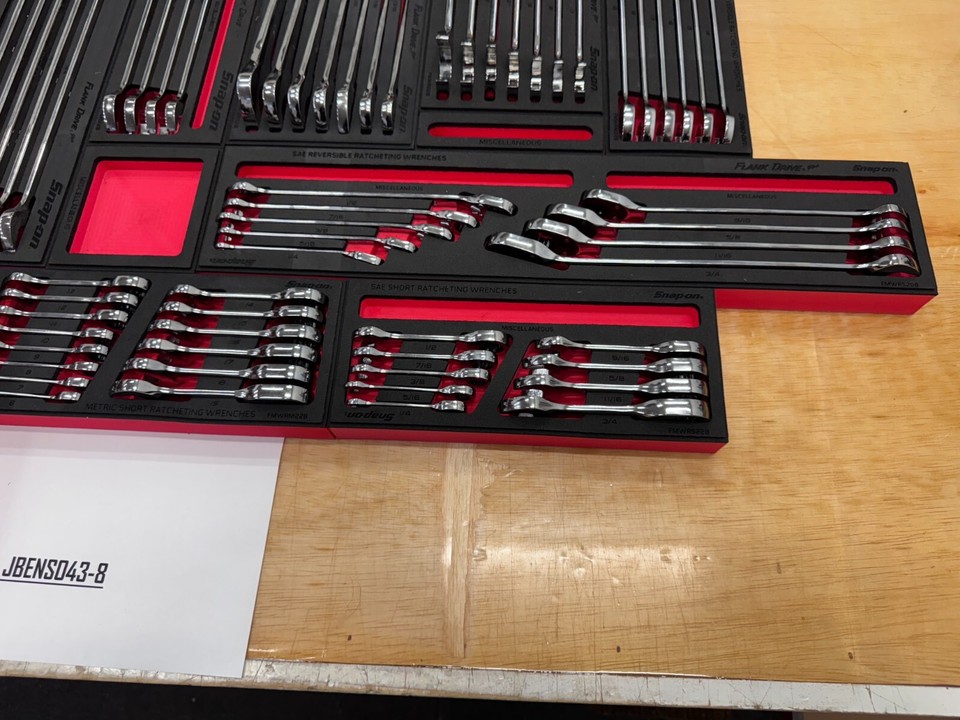 Snap-on Tools NEW 193pc Complete Cloud 9 Wrench Foam Drawer Master Set | eBay