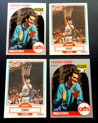 Danny Ferry . NBA Basketball 4 1990 card ROoKIEs 🏀 Cleveland Cavaliers ...