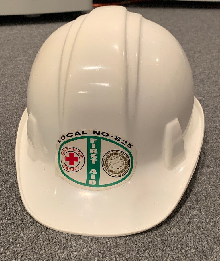 Vintage Operating Engineers Union Local 825 Hard Hat First Aid IUOE ...