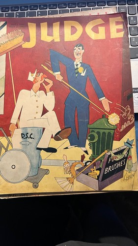 Judge magazine May 3, 1930 - FULLER BRUSH MAN Hanley cover -Nice Texaco ...