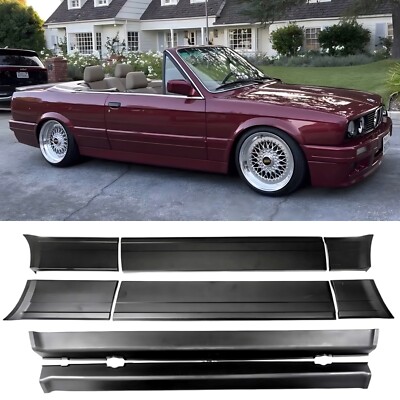 BMW E30 Convertible MTech 2 ABS Plastic Side Skirts & Door Panel Pod ...