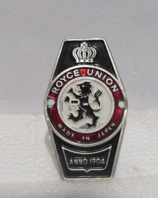 Royce Union Vintage Bicycle Plate Metal Emblem Tag Original Japan Anno ...