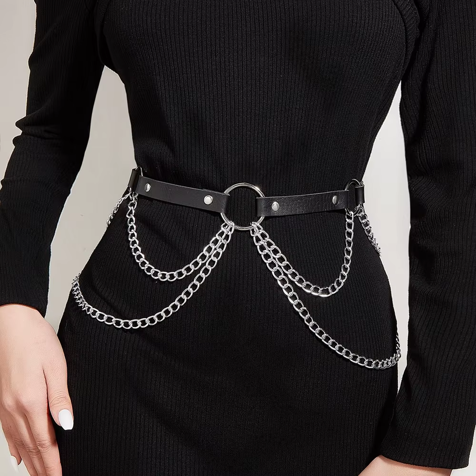 Women Sexy Body Chain Harness Belly Waist Chain Accessories Adjustable ...