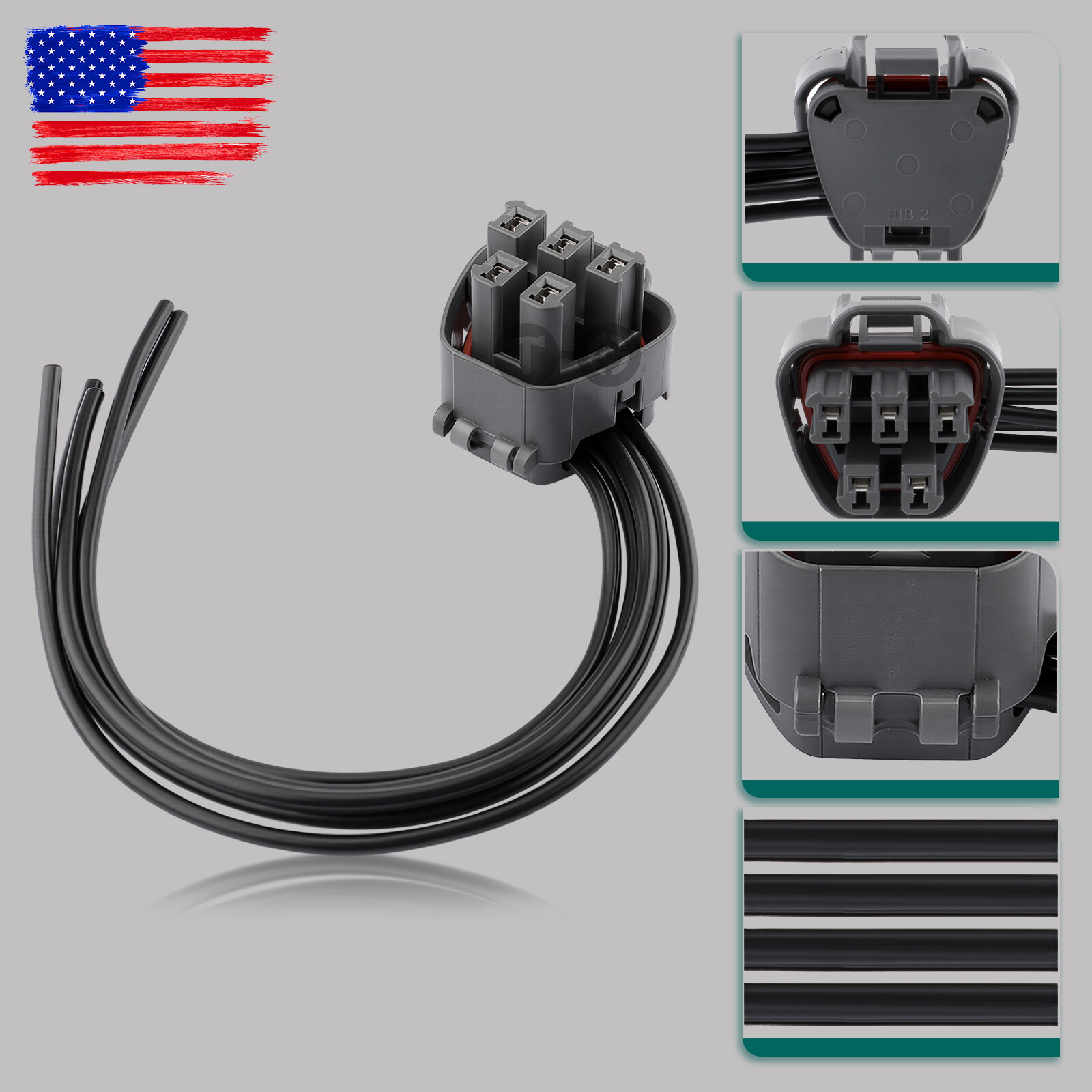Air Filters For Mazda 5 9098011077 5-way 5 Pin Fuel Pump Wiring Wire ...