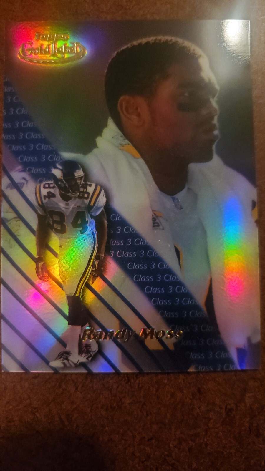 Randy Moss 2000 Topps Gold Label - Class 3 Hologram | eBay