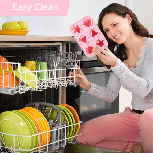 Ice Lolly Mould Star Food Grade DIY Reusable Freezer Trays With Sticks ...