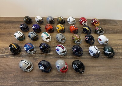Complete Set of All 32 Riddell NFL Team Mini Micro Pocket Gumball ...