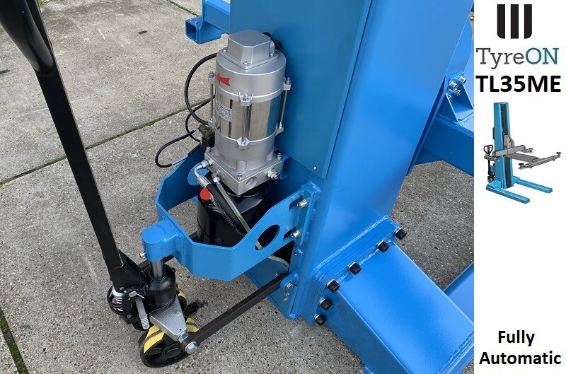 TL35ME mobile single post lift - portable 1 post car lift - 3,5T - CE ...