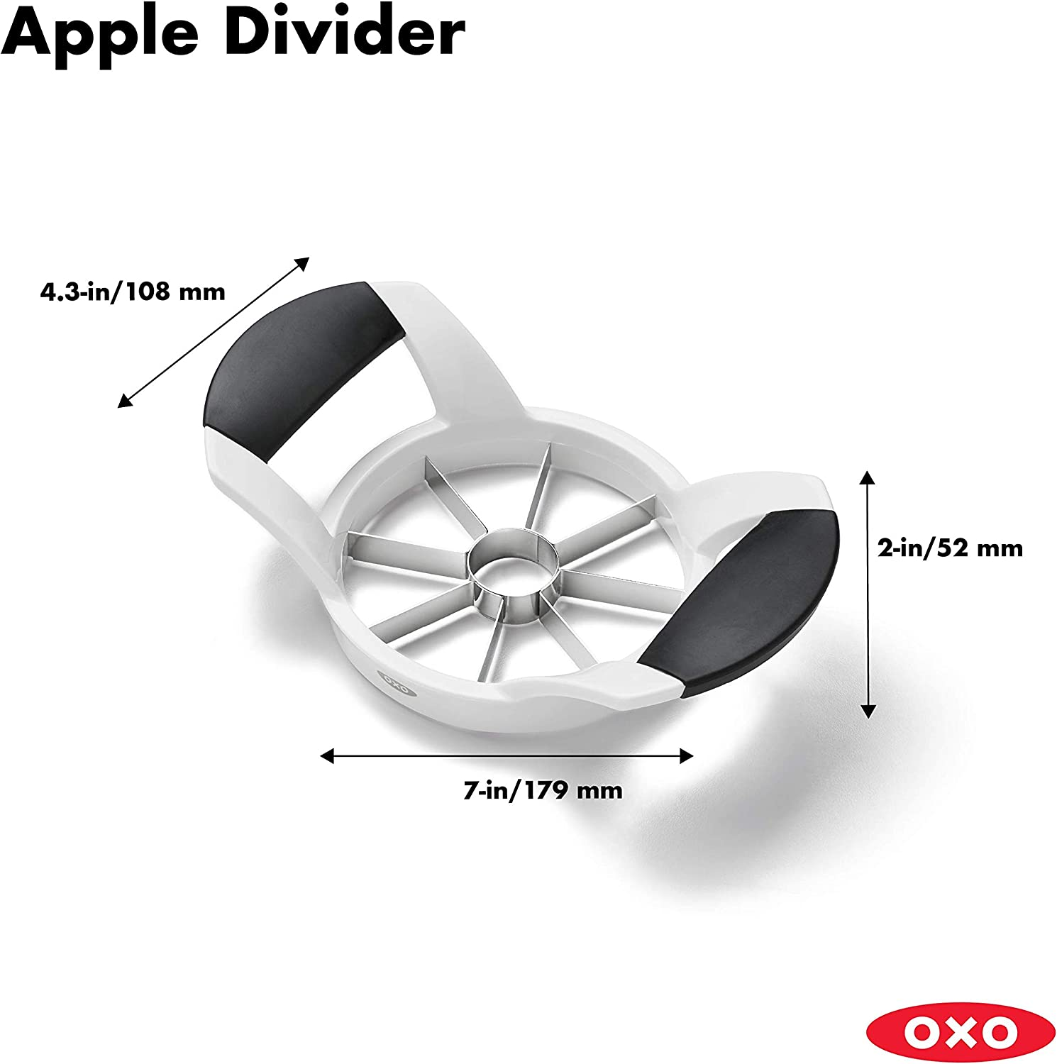 OXO Good Grips Apple Divider NA White 17.9L x 10.8W x 5.2H centimetres ...