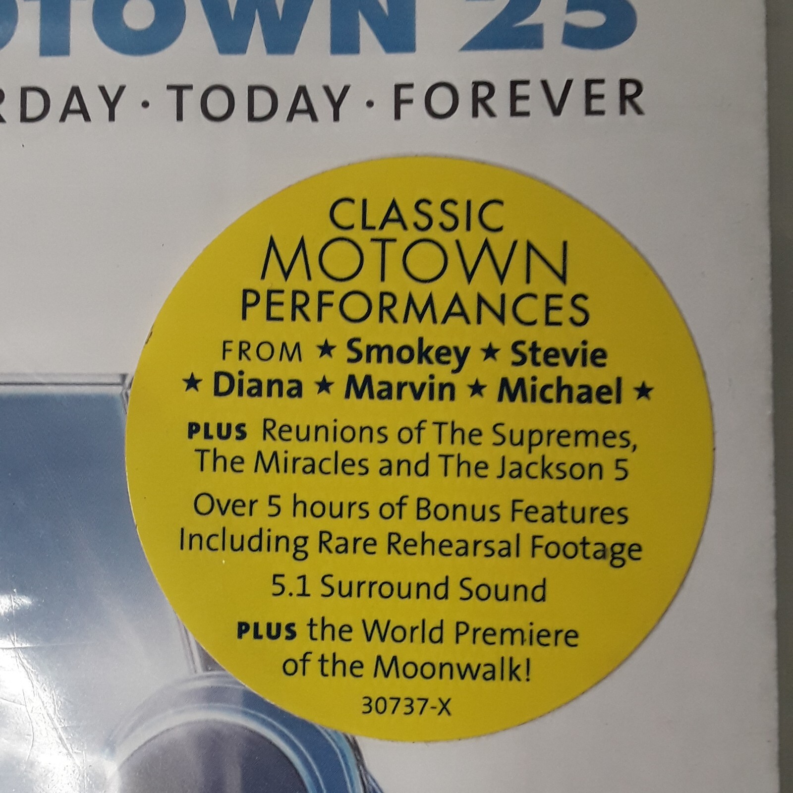 SEALED NEW Motown 25 - Yesterday, Today, Forever (DVD, 2014, 3-Disc Set ...