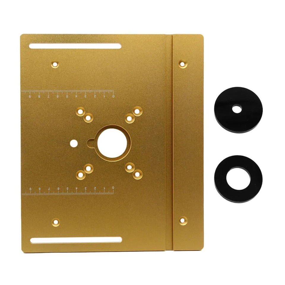 Router Lift and Router Table Insert Plate for Wood Router Trimming ...