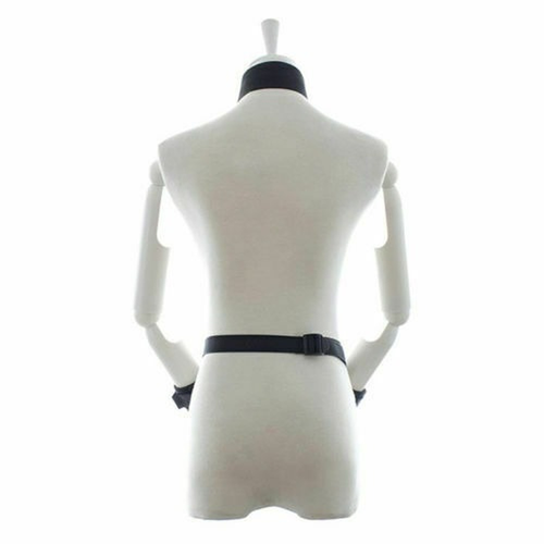 Binding Set Adjustable Wrist Handcuffs and Neck Collar To Cuffs Adult ...